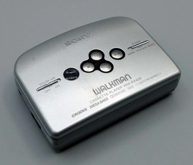 WALKMAN SONY WM-EX405, completo, Dolby, Auto Reverse, Mega Bass, Groove ...