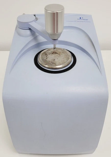 PERKIN ELMER SPECTRUM 100 FTIR Spectrometer UATR Acessory Lab-No Top ...