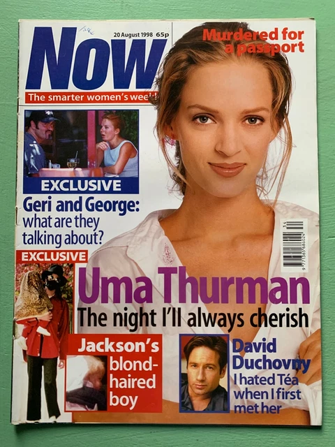 NOW 20-AUG-1998 UMA THURMAN Ronan Keating Cleopatra Antonio Banderas ...