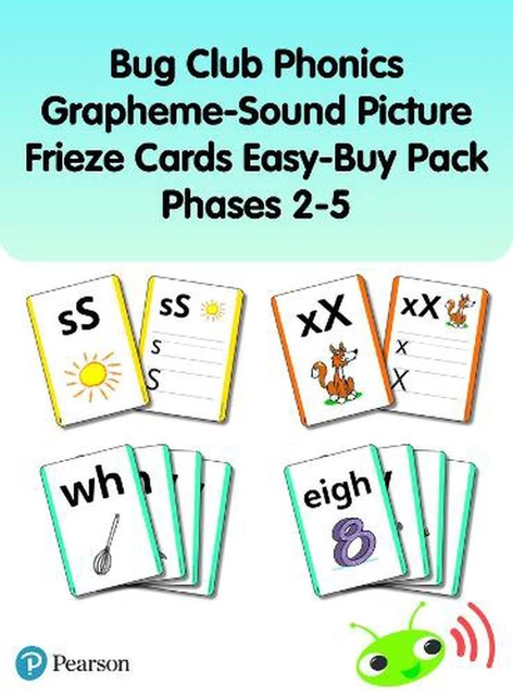 BUG CLUB PHONICS Grapheme-Sound Picture Frieze Cards Easy-Buy Pack ...