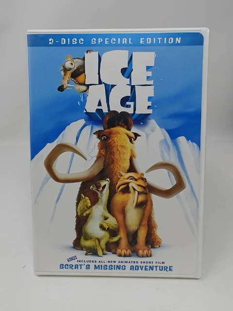 ICE AGE (DVD, 2002, 2-Disc Set, Includes Full Frame and Widescreen ...