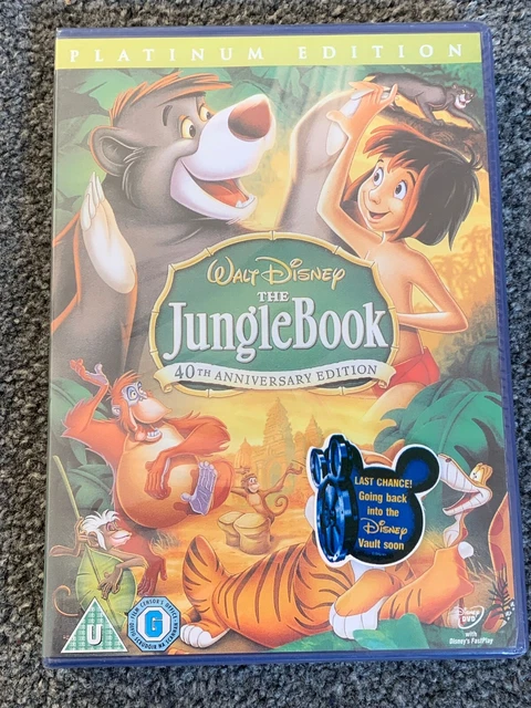 WALT DISNEY THE Jungle Book 2 Disc DVD (40th Anniversary Platinum ...
