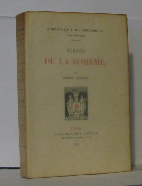SCÈNES DE LA bohème | Murger Henry | Très bon état EUR 22,00 - PicClick FR