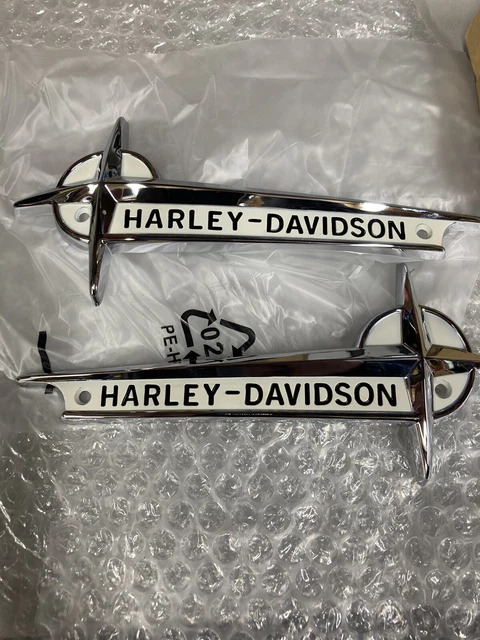 HARLEY DAVIDSON SHOVELHEAD Panhead Tank Badges Emblems (61776-61t) £120 ...