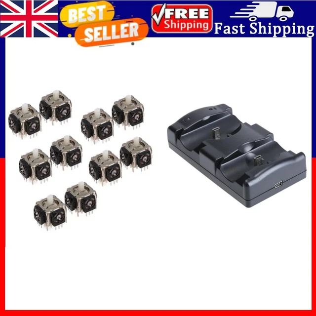 10PCS PROFESSIONAL 3D Analog Joystick Axis Sensor Module for PS 3 Controller £7.91 - PicClick UK