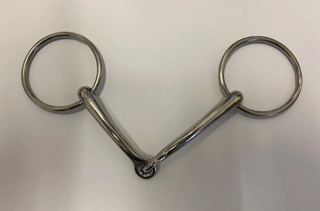 CHEVAL BIT MULE Véritable British Army Monté Régiments Chrome Bec ...