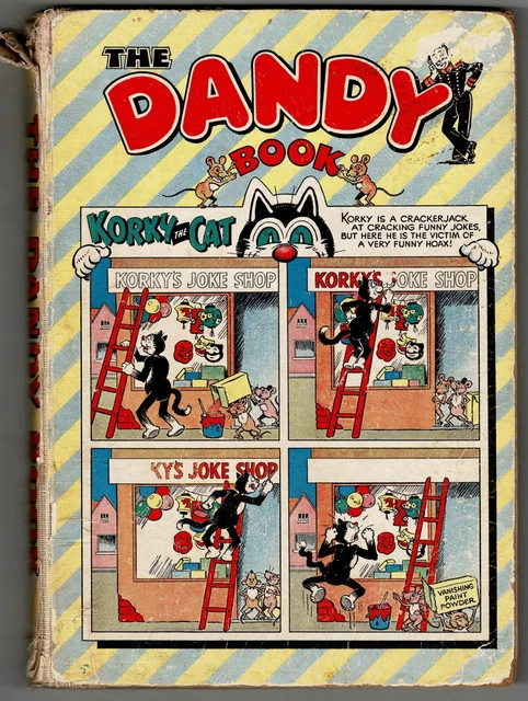 THE DANDY 1956 comic book annual (Desperate Dan Korky cat Winker Watson ...