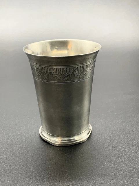 ANCIENNE TIMBALE EN Argent Massif Poincon Minerve Vintage Old French ...