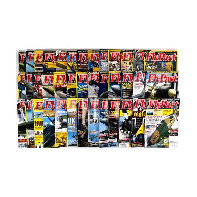 COLLECTION DE MAGAZINES FlyPast De Key Publishing - 108 Numéros ! VG+ ...