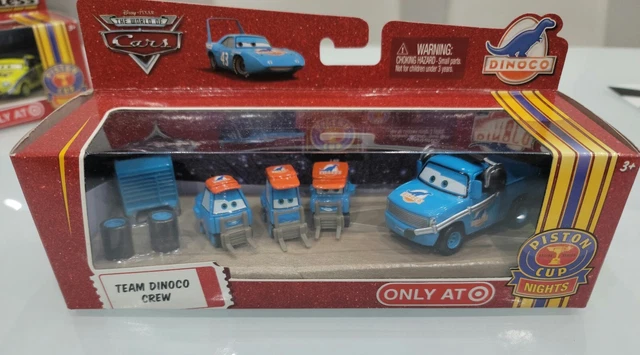 DISNEY PIXAR TEAM Dinoco Crew Piston Cup Nights Target Exclusive $240. ...