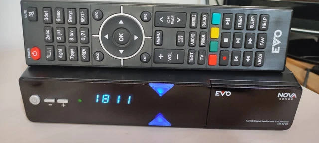 DECODER ENIGMA2 EVO NOVA COMBO 1080P TUNER SAT DTT openATV IPTV ready ...