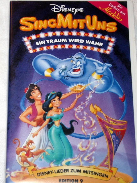 VHS NO DVD SING MIT UNS ein Traum wird wahr Walt Disney mit Liedern aus ...