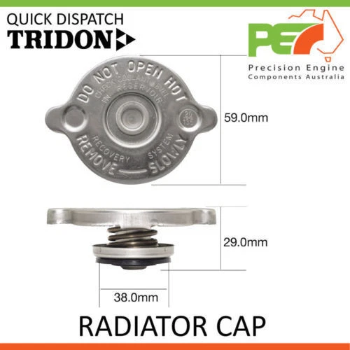 NEW TRIDON RADIATOR Cap For Chrysler Valiant VG - VJ 3.5L - 4.3L HEMI 6 ...