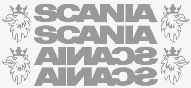 SCANIA TRUCK STICKERS Scania Griffin Style Truck Cab Window Stickers ...