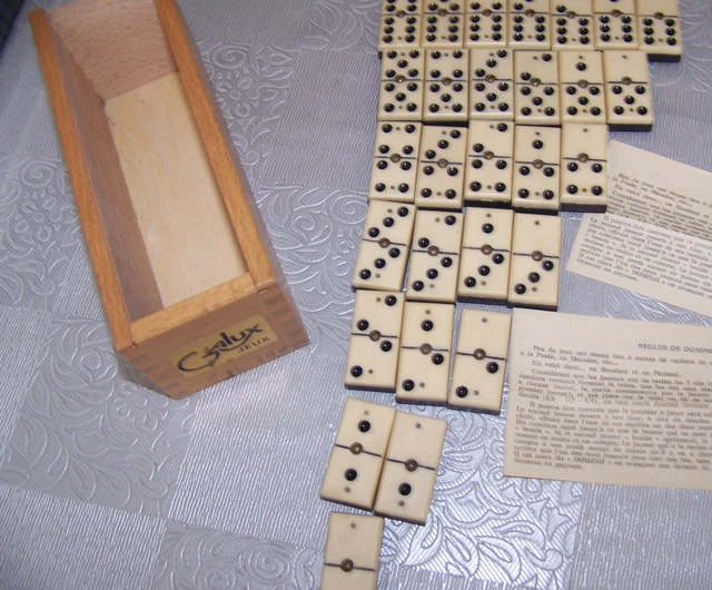 ANCIEN JEU DE dominos complet en excellent etat EUR 16,00 - PicClick FR ANCIEN JEU DE dominos complet en excellent etat EUR 16,00 - PicClick FR