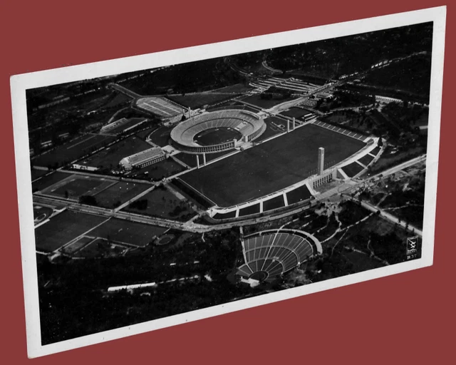 GERMAN WW2 THIRD Reich Postcard Berlin Olympic Stadium 1936 £3.83 ...