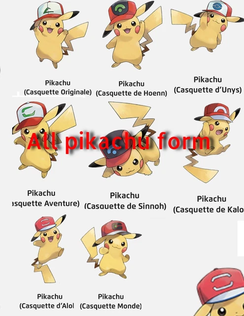 POKÉMON ÉPÉE/BOUCLIER SWORD/SHIELD | All Pikachu Form/ Toute Les Formes ...