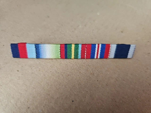 BRITISH ARMY WW2 Medal Ribbon Bar Pacific Atlantic Long Service Navy ...