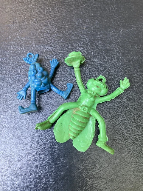 VINTAGE 1980’S IMPERIAL PVC Rubber Insect Topper Toy Bug 8” Grasshopper ...