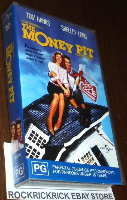 THE MONEY PIT Vhs (Steven Spielberg) Tom Hanks, Shelley Long (Rare ...