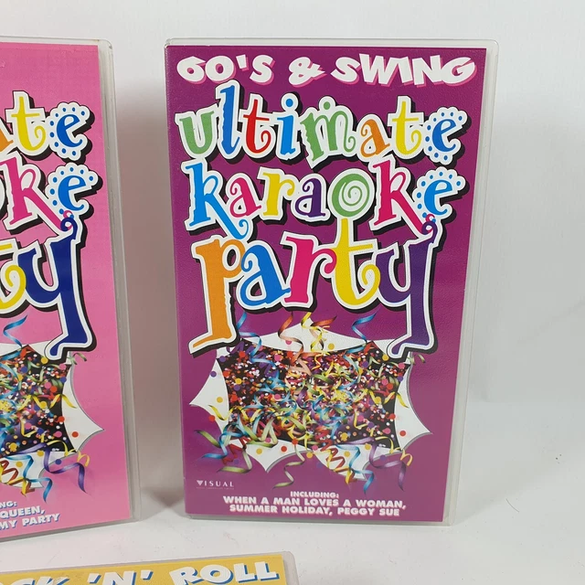 ULTIMATE KARAOKE PARTY VHS Video Cassette Bundle ISUAL Lot £6.99 ...