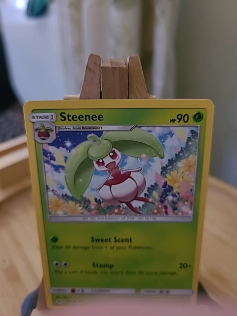 POKÉMON TRADING CARD Game Steenee Sun And Moon Base Set Card #19/149 ...