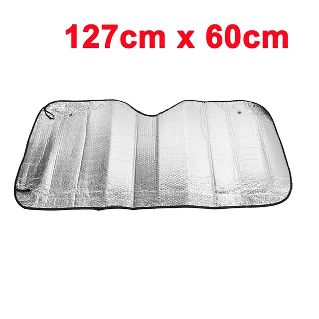 127CM X 60CM Black Brim Aluminium Foil Exterior Car Front Window ...