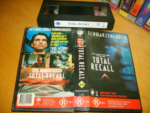 TOTAL RECALL SCHWARZENEGGER - 1990 RARE UnCut RCA Issue - Action Sci-Fi ...