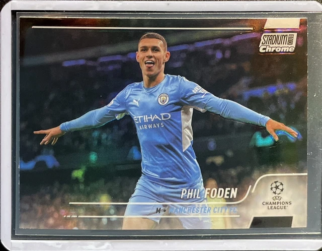 2022 TOPPS STADIUM Club Chrome : Phil Foden - Argent Prizm / Réfracteur ... 2022 TOPPS STADIUM Club Chrome : Phil Foden - Argent Prizm / Réfracteur ...