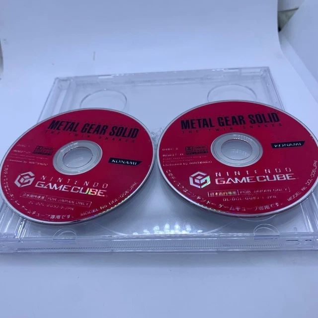 METAL GEAR SOLID THE TWIN SNAKES GC disc only 2 Discs Konami Nintendo ...