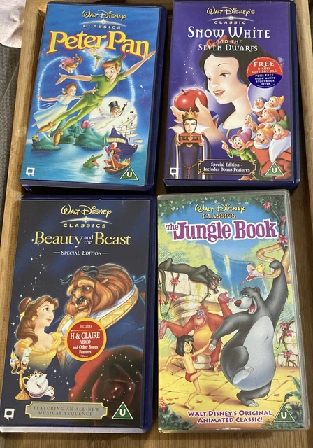 DISNEY BUNDLE VHS Tapes 4 x Films £15.00 - PicClick UK