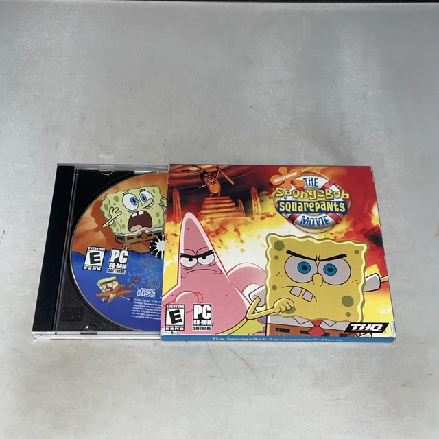 SPONGEBOB SQUAREPANTS THE Movie: Video Game (Windows / PC, 2004) Jewel ...