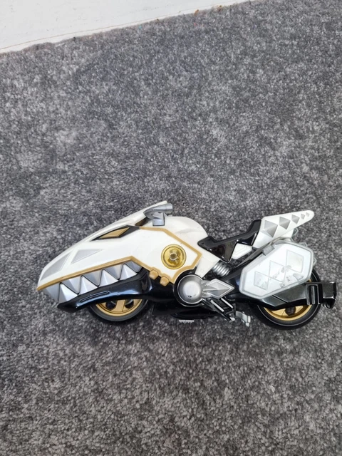 POWER RANGERS DINO Thunder white Raptor Cycle Motor Bike £7.90 ...