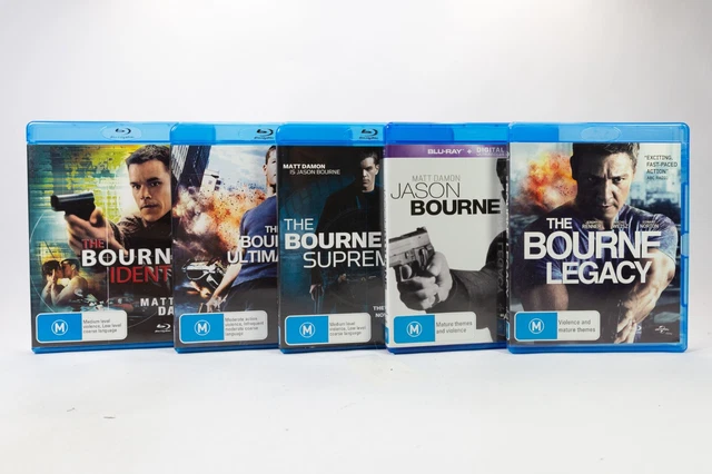 BLU-RAY JASON BOURNE Bundle x 5 Identity Supremacy Ultimatum Legacy Like New $28.50 - PicClick AU