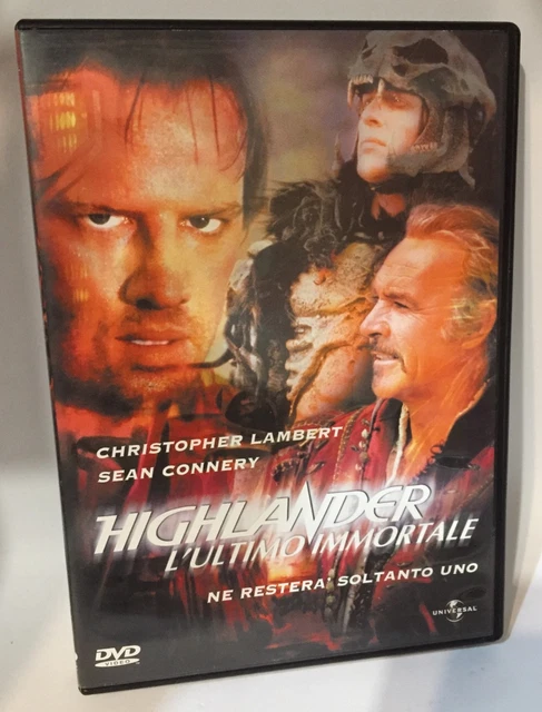 HIGHLANDER DVD L’ULTIMO Immortale DVD Christopher Lambert Sea Connery ...