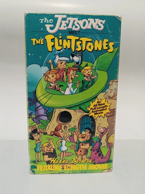 VINTAGE CARTOON THE Jetsons Meet the Flintstones (VHS) 1989 Hannah ...