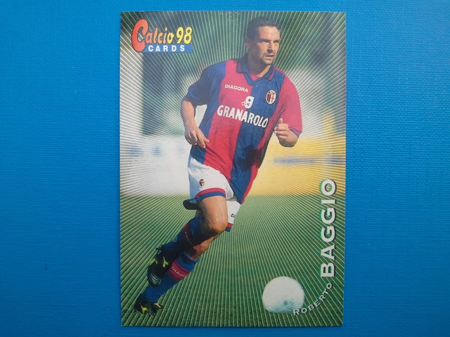 PANINI CALCIO CARDS 98 n.100 Roberto Baggio BOLOGNA EUR 12,00 - PicClick FR