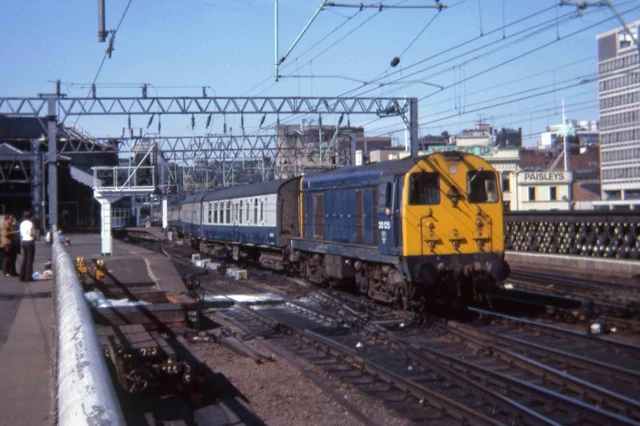 BRITISH RAIL CLASS 20125 GLASGOW CENTRAL - 6 x 4 Quality Photo Railway ...