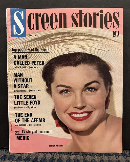 1955 APRIL SCREEN Stories Magazine, Esther Williams (B20) £26.75 ...