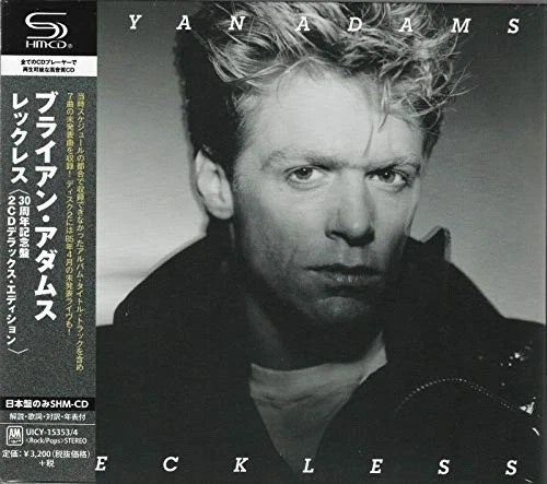 BRYAN ADAMS 'RECKLESS' 30th Anniversary Deluxe Edition 2xSHM-CD Japan ...