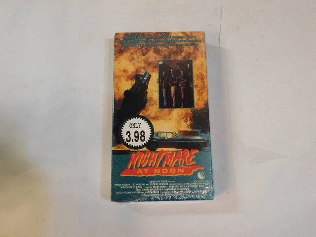 SEALED VHS NIGHTMARE At Noon 1988 Sci-Fi Omega Bo Hopkins $50.00 ...