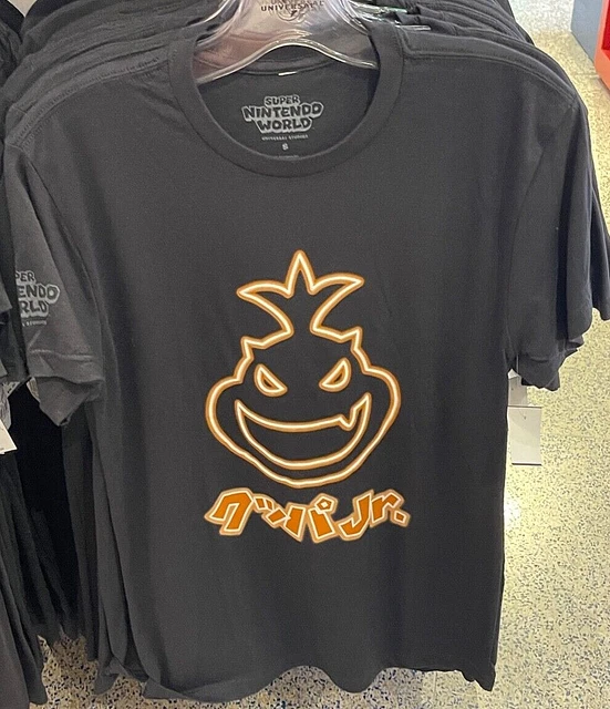 UNIVERSAL STUDIOS HOLLYWOOD Super Nintendo World Bowser Jr T-Shirt Size ...