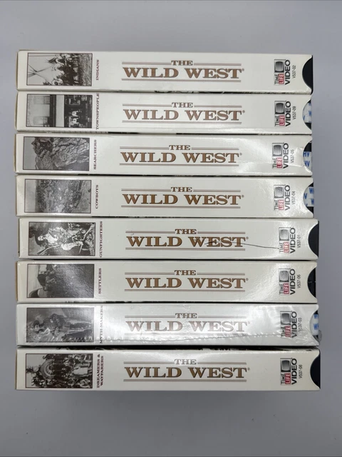 8 VHS OF The Wild West (Rare,Vintage, Collectibles) Documentary £61.30 - PicClick UK