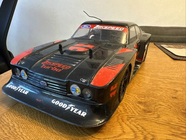TAMIYA FORD CAPRI Classic Touring Car tt02 zakspeed remote controled £ ...
