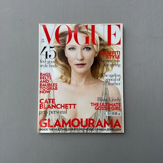 BRITISH VOGUE MAGAZINE January 2009 Cate Blanchett UK English Great ...