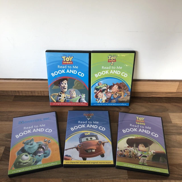 DISNEY PIXAR - Read To Me Book And CD Read Along Bundle Job Lot x 5 Toy ...