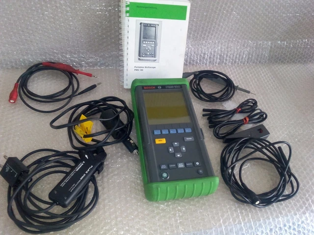 FLUKE SCOPEMETER BOSCH PMS 100 Werkstatt 2 Kanal Oszilloskop EUR 500,00 ...