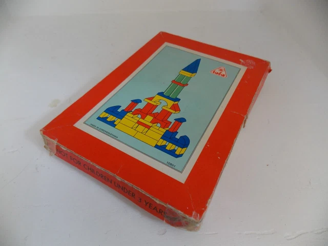 VINTAGE WOODEN TOFA Colour Building Blocks £8.00 - PicClick UK