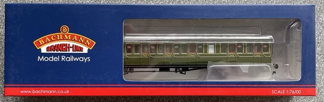 BACHMANN 39-601 SE&CR 60' Birdcage Brake Third Lavatory Coach SR Olive ...