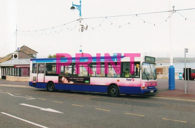 FIRST HAMPSHIRE DENNIS DART BUS 42827 WEYMOUTH 6x4 PHOTOGRAPH £1.34 ...